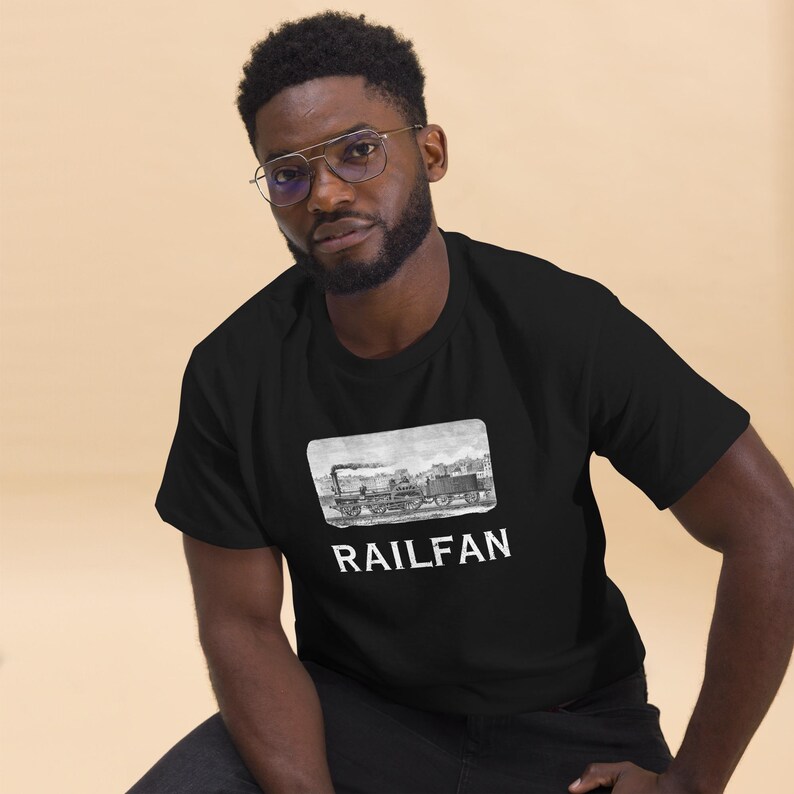 Railfan Steam Train Enthusiast T-shirt Gift for Man - Etsy