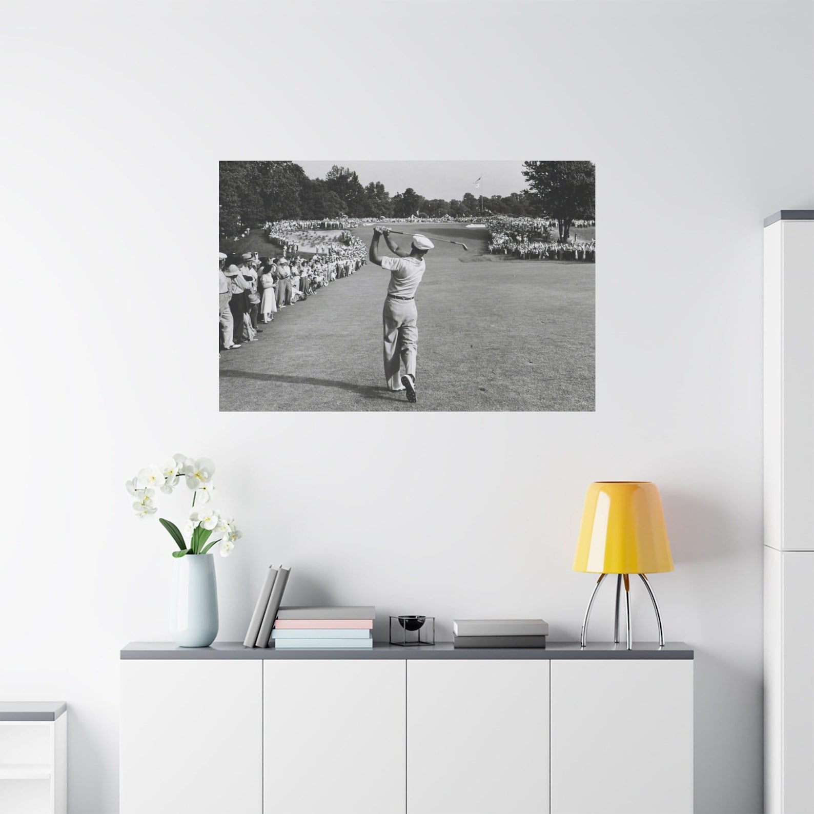 Ben Hogan Poster, Golf Shot Ben Hogan Canvas, Golf Poster, Golf Wall ...