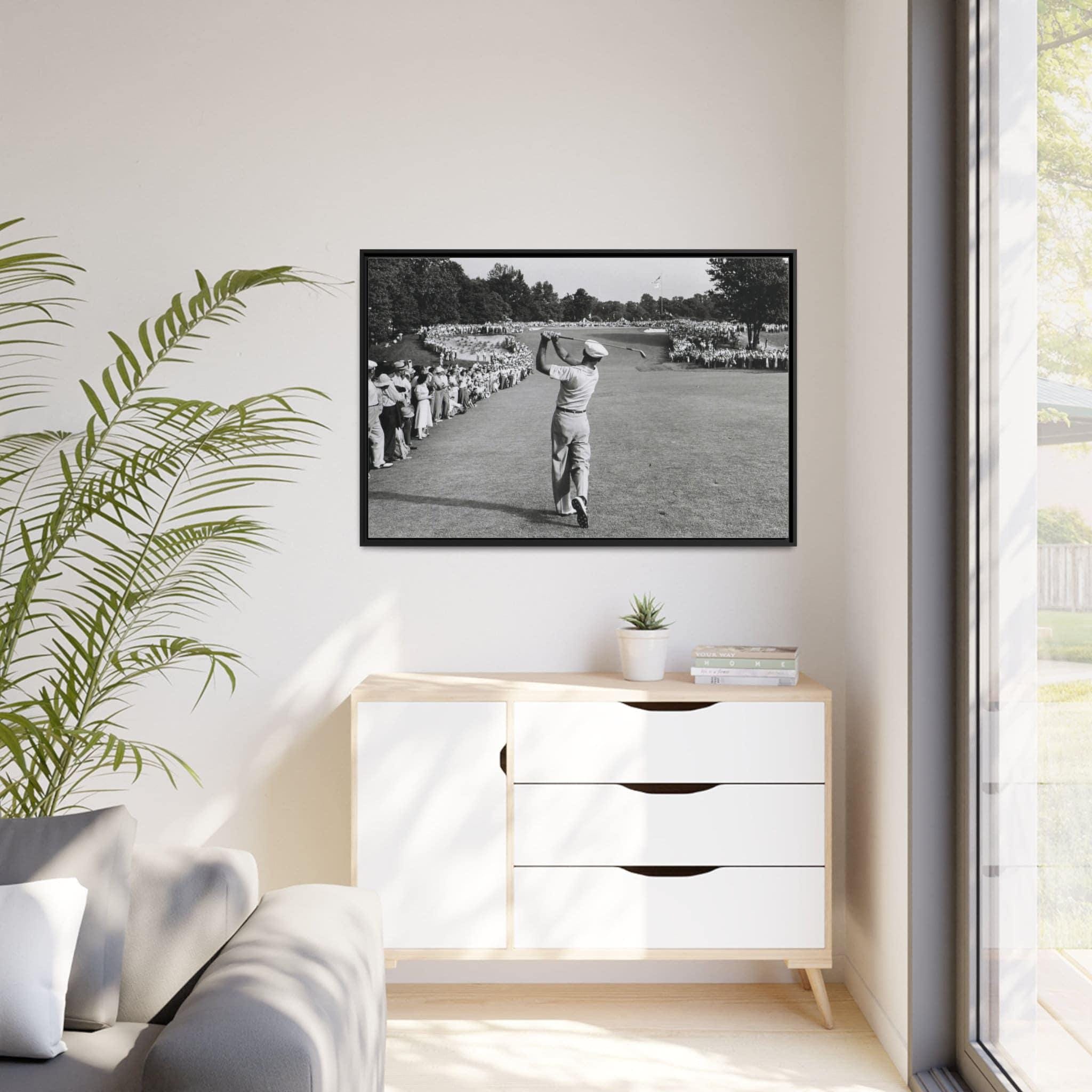 Ben Hogan Poster, Golf Shot Ben Hogan Canvas, Golf Poster, Golf Wall ...