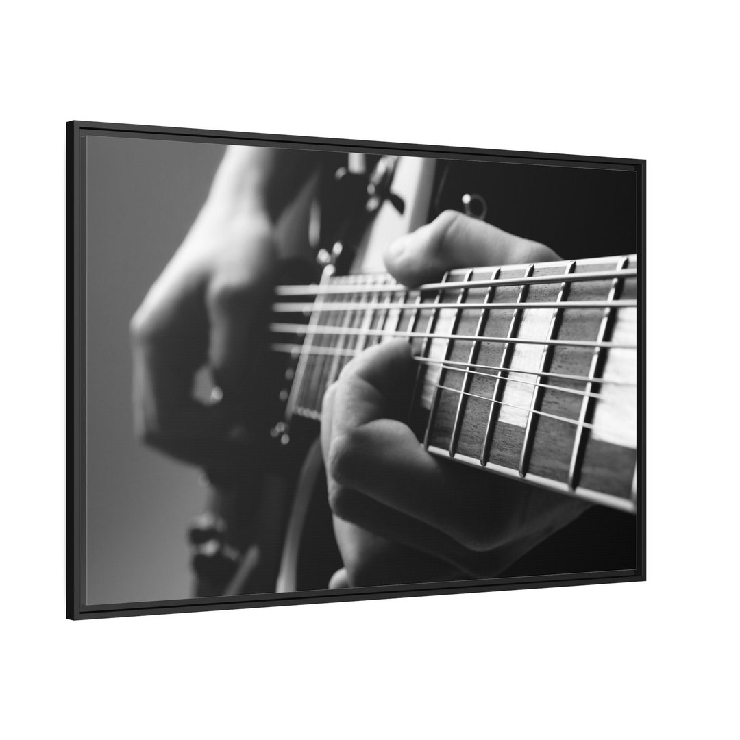 Guitar Playing Poster, Electric Guitar Poster, Bass Guitar Canvas ...