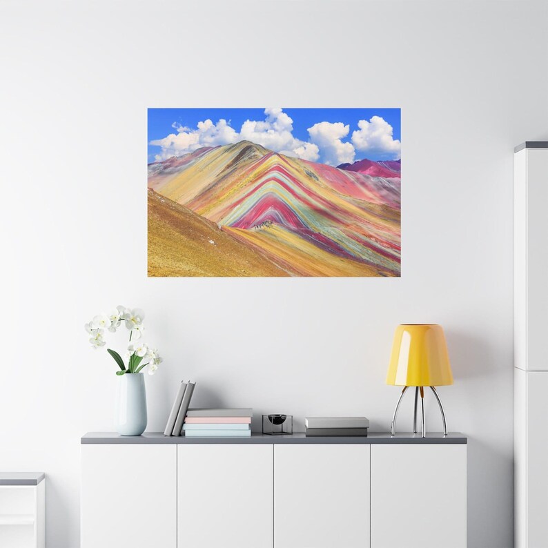 Peru Poster, Vinicunca Poster, Montana De Siete Colores Poster, Rainbow ...