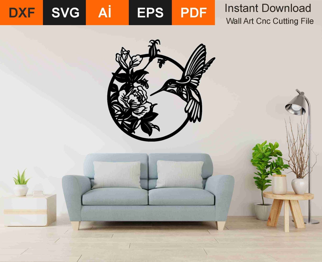Bird Wall Art Cnc Laser File - Etsy