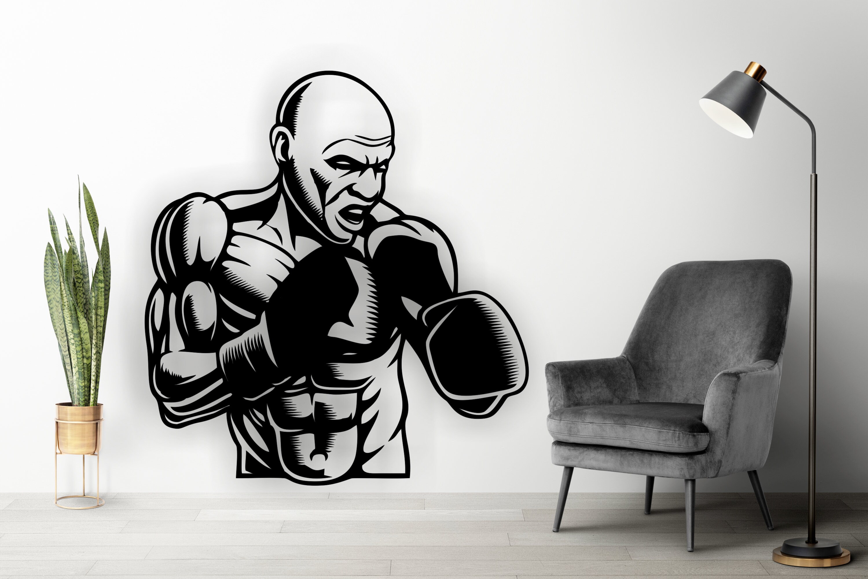 Mike Tyson Box Two Face | DXF SVG Plasma, Laser, Cnc File, Cricut ...