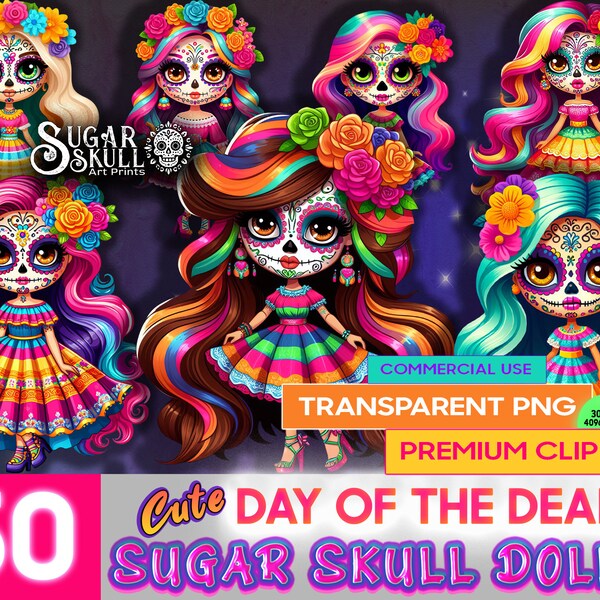 Sugar Skull Doll - Etsy