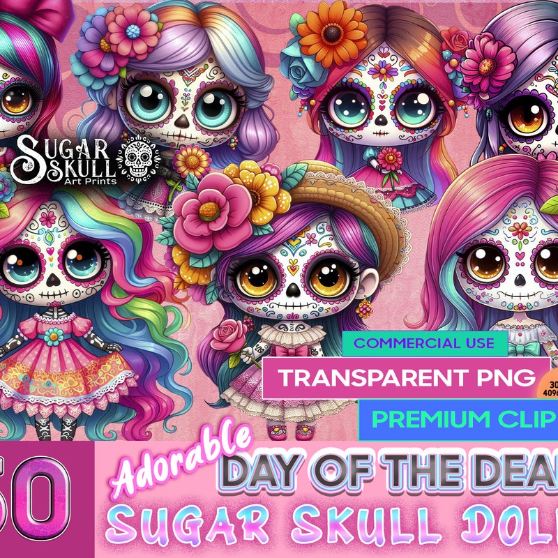 Sugar Skull Template - Etsy