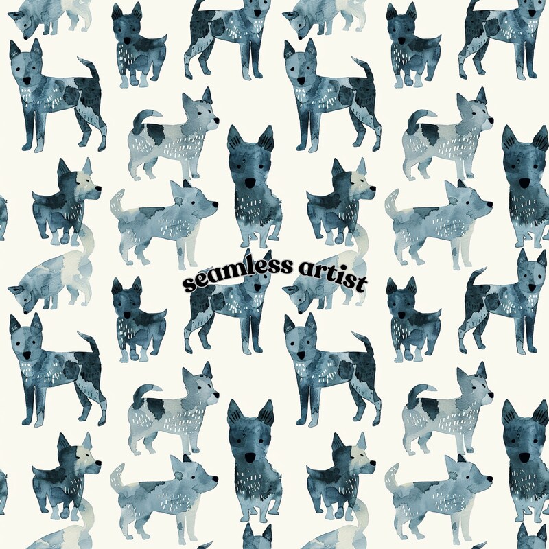 Blue Heeler Fabric - Etsy