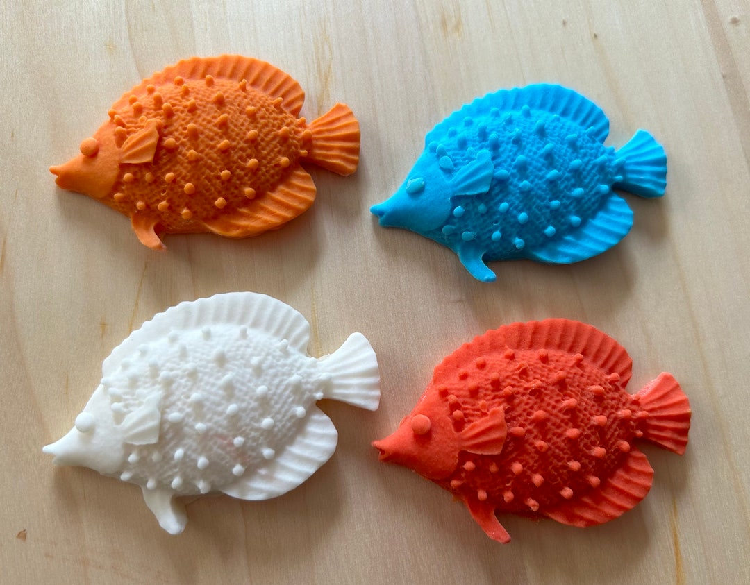 4 Pack of Eible Fish Cake Toppers 6cm by 4cm - Etsy