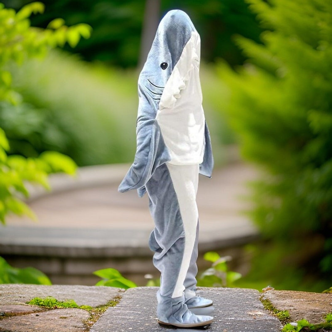 Wearable Shark Nap Pajamas Adult Cartoon Sleeping Bag Unisex Animal ...