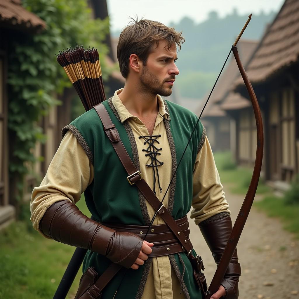 Men's Viking Archer Costume | Renaissance Festival Warrior Tunic ...