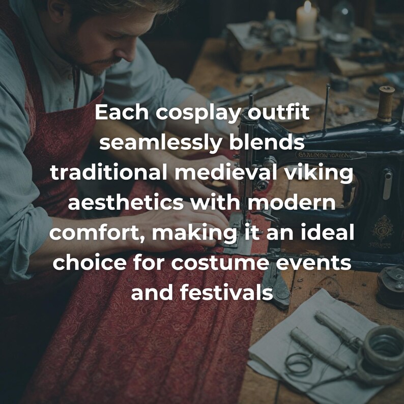 LARP Renaissance Costume for Viking Lovers | Medieval Knight Warrior ...