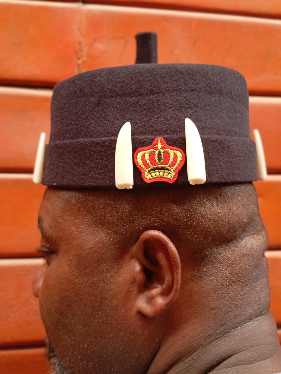 Chieftaincy Igbo Men's Cap African Nigerian Traditional Wedding Hat ...