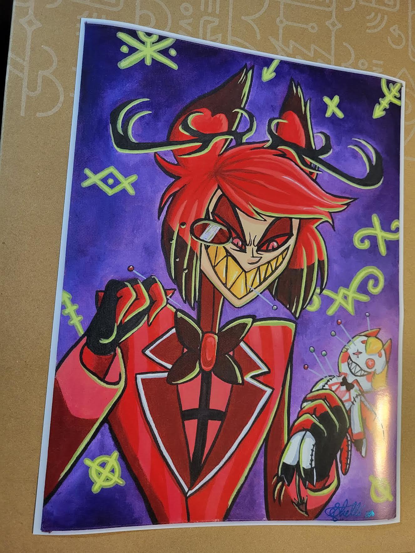 Hazbin Hotel Alastor Digital Fanart Print - Etsy