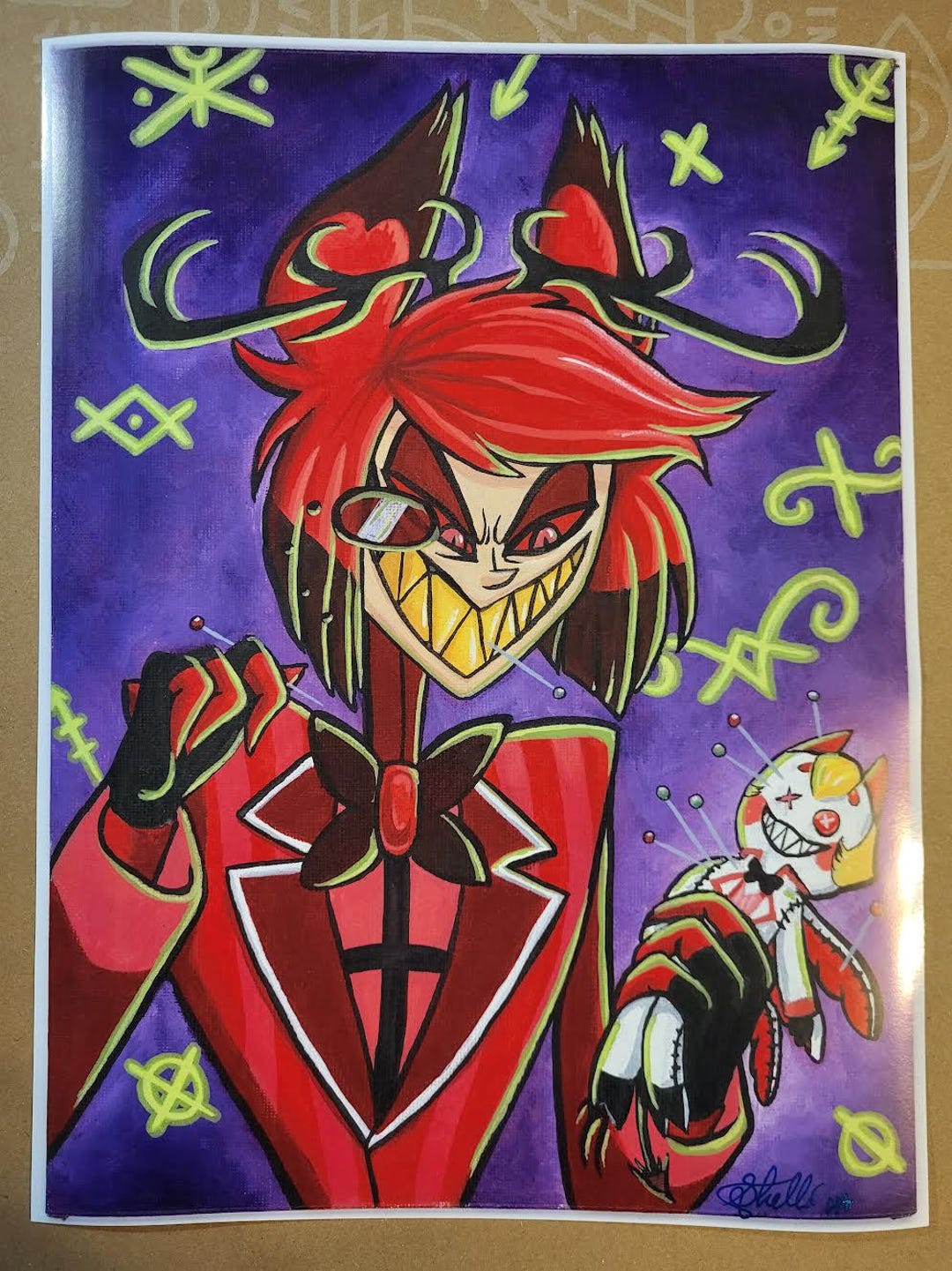 Hazbin Hotel Alastor Digital Fanart Print - Etsy