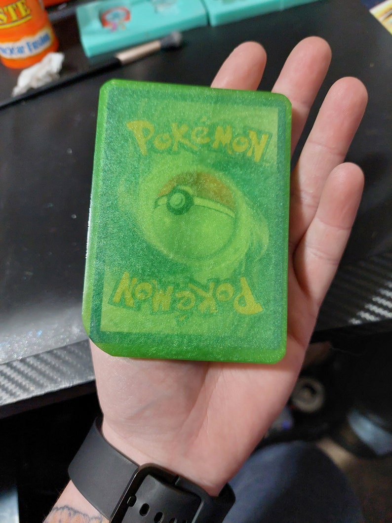 Resin Encased Pokemon Cards - Etsy