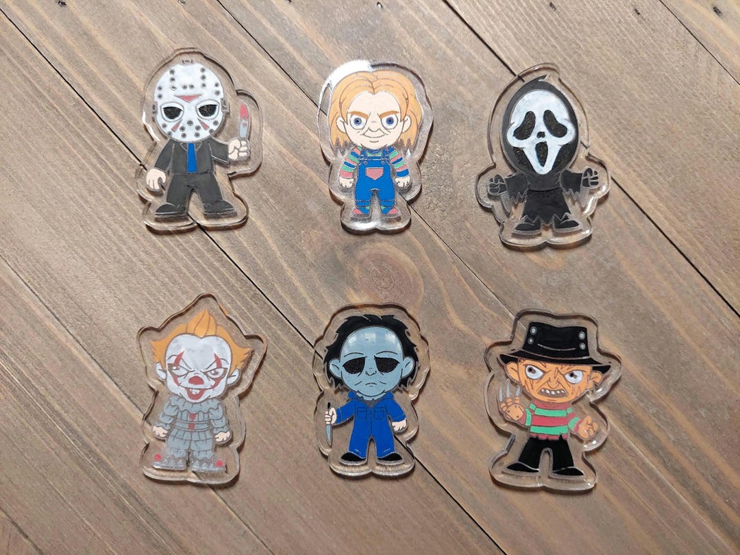 Horror Character Keychains - Etsy