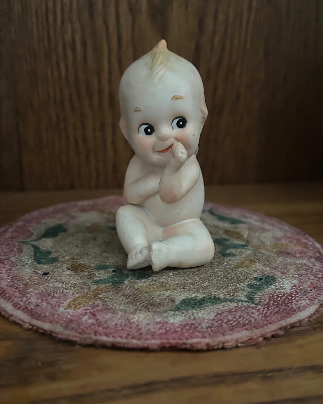 Vintage Lefton Baby Kewpie Bisque Porcelain Figurine Hand Painted - Etsy
