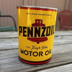Pennzoil Motor Oil Motor Oil. Opened and Empty Clean and in Great ...