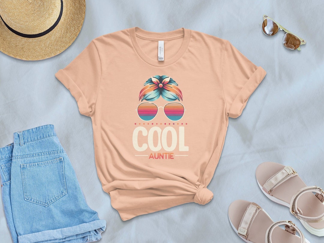 Stylish Auntie Tee cool Auntie i'm the COOL Aunt Options, Versatile for ...