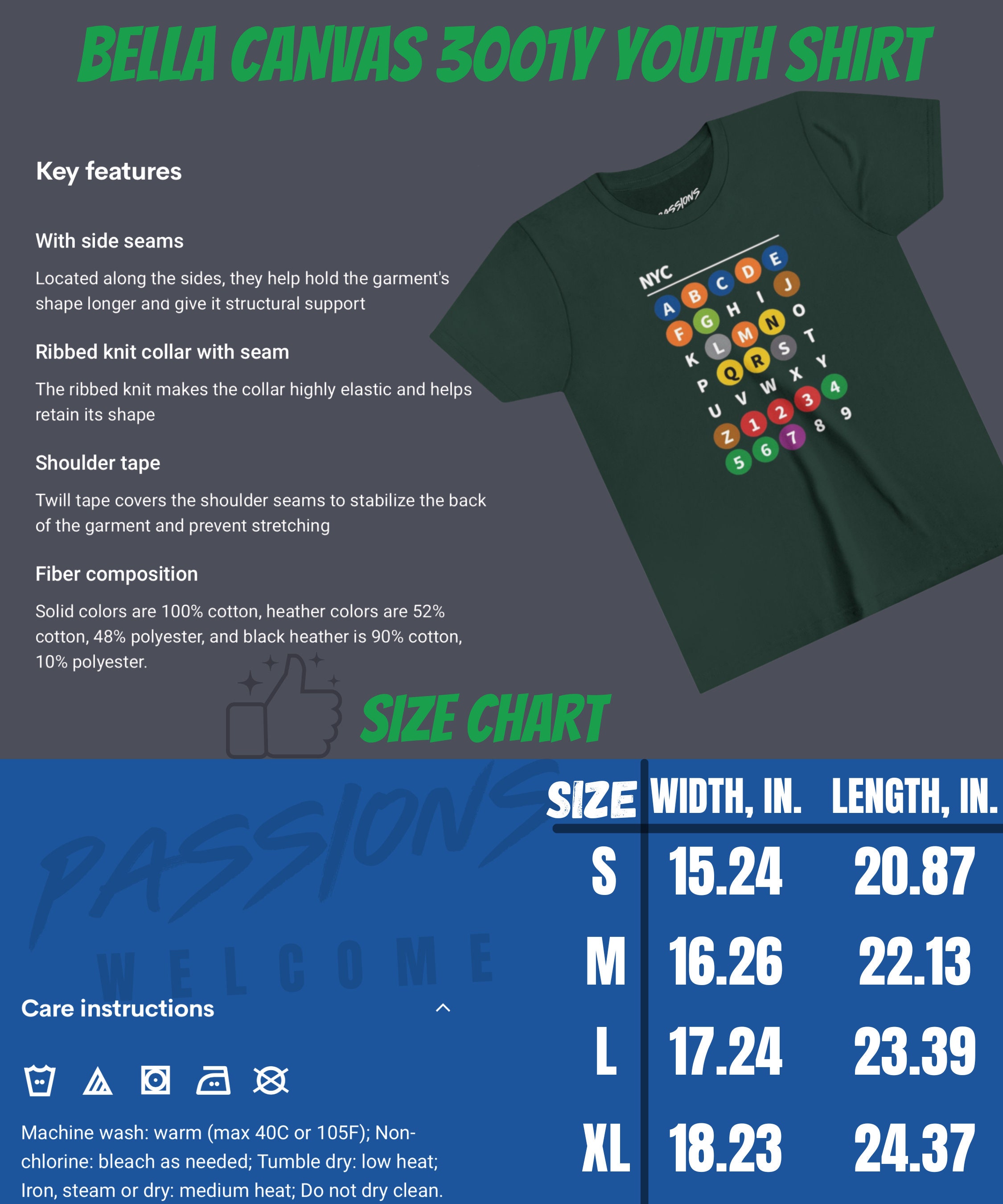 NYC Subway Alphabet Toddler Tee Educational Train Letters & Numbers ...