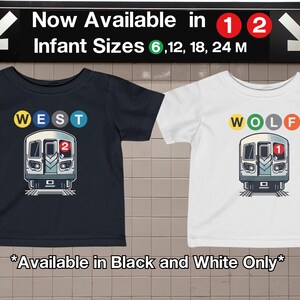 Custom Subway Train Birthday Shirt for Kids - Personalized With Name ...