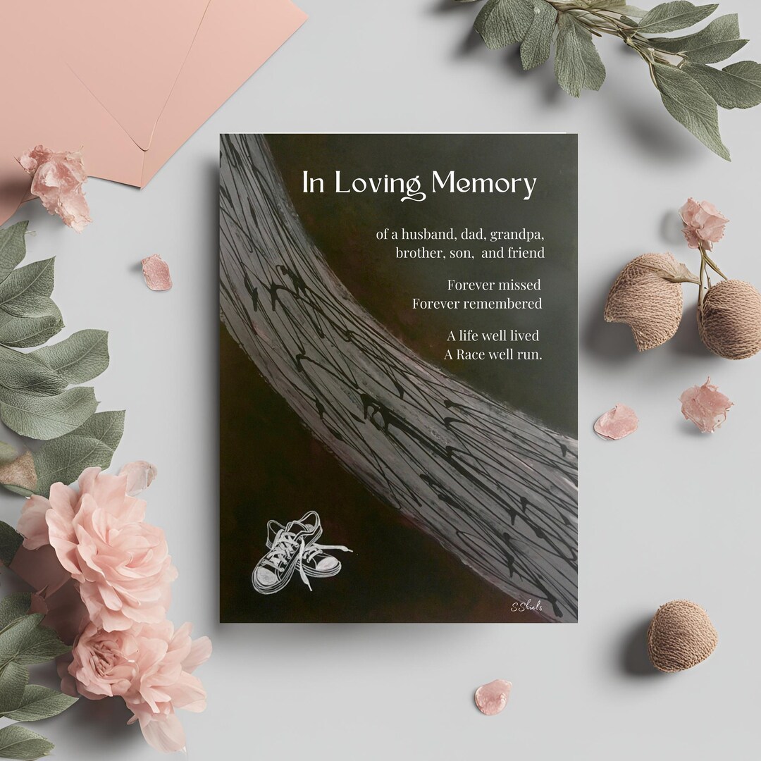 Downloadable Sympathy Card, Condolence Card in Loving Memory for Loss ...