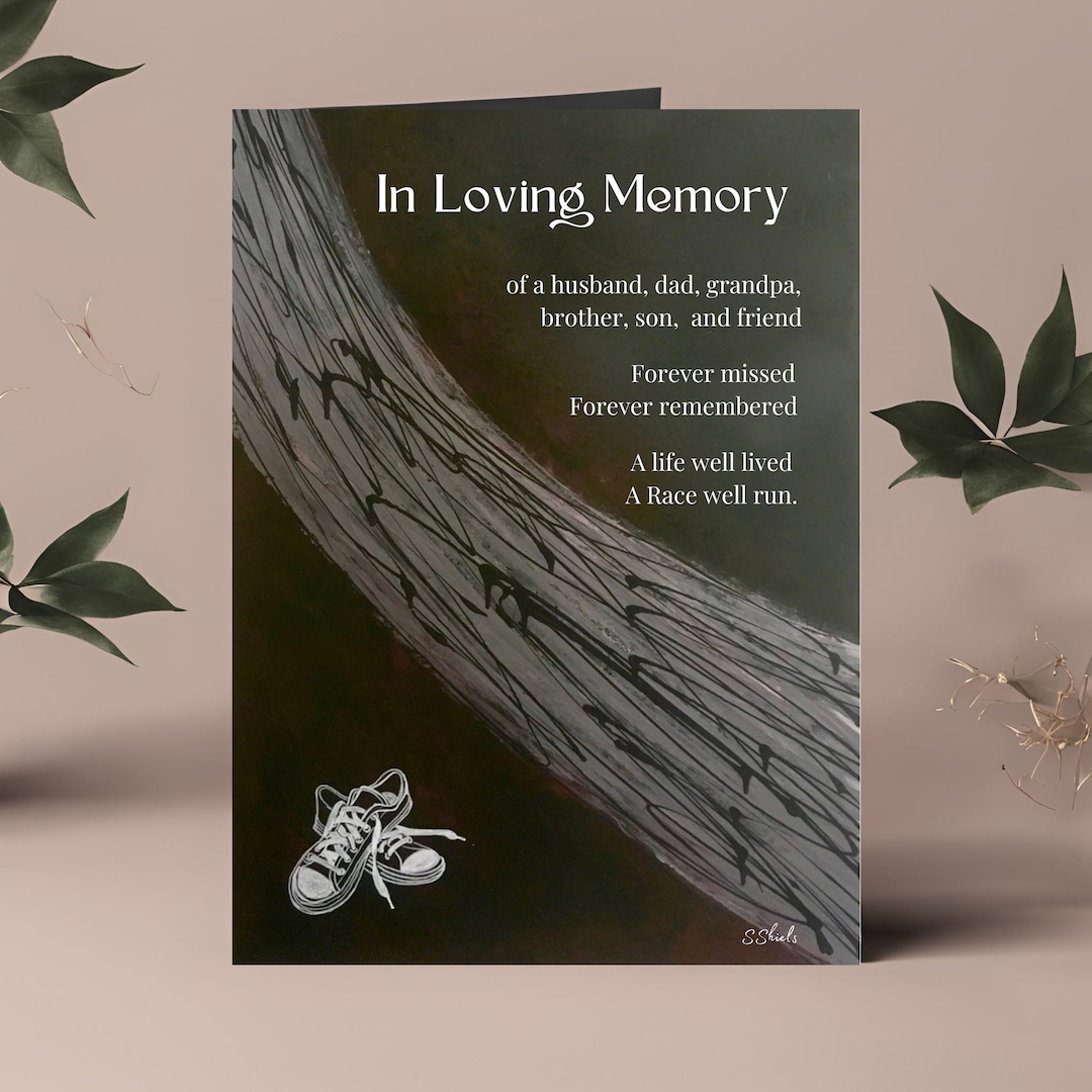 In Loving Memory at Father's Day for Loss of Husband, Dad, Grandpa ...