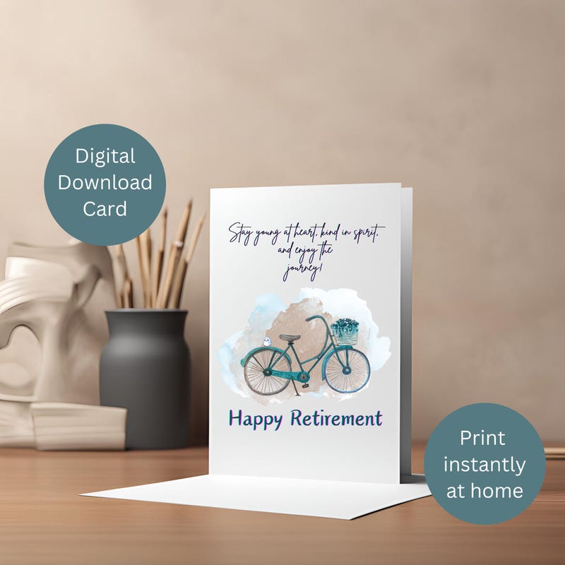 Printable Retirement Card - Etsy