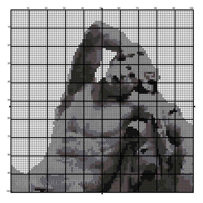 The Sleeping Faun – Classical Needlepoint Pattern | 100 X 100 Stitches ...