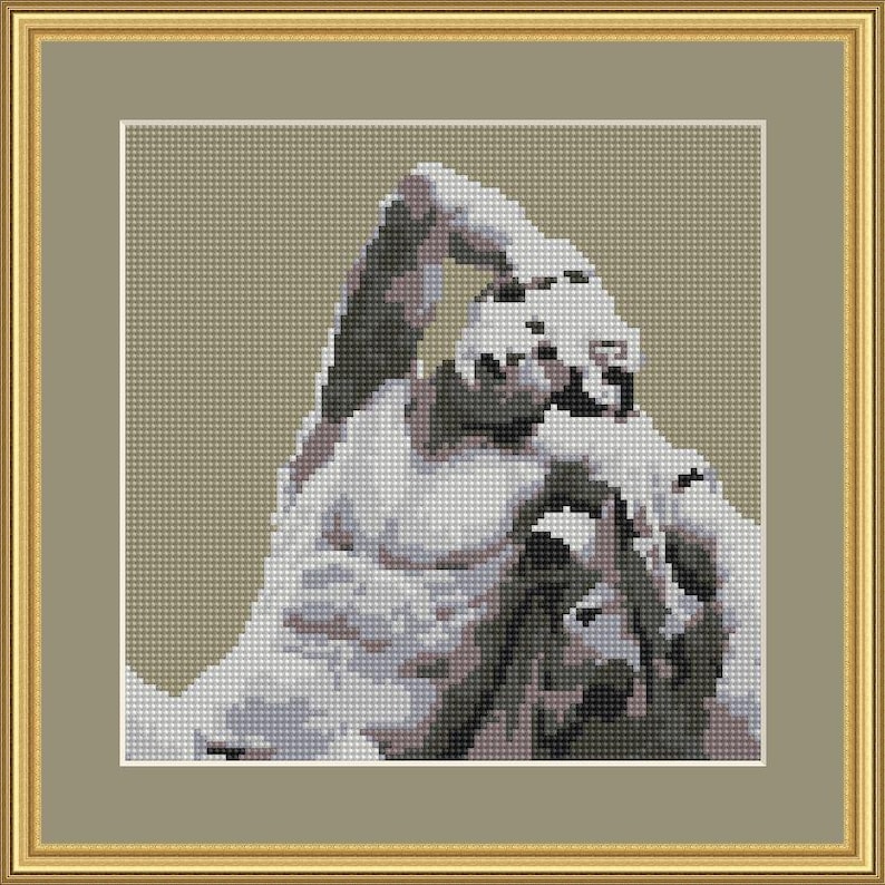 The Sleeping Faun – Classical Needlepoint Pattern | 100 X 100 Stitches ...