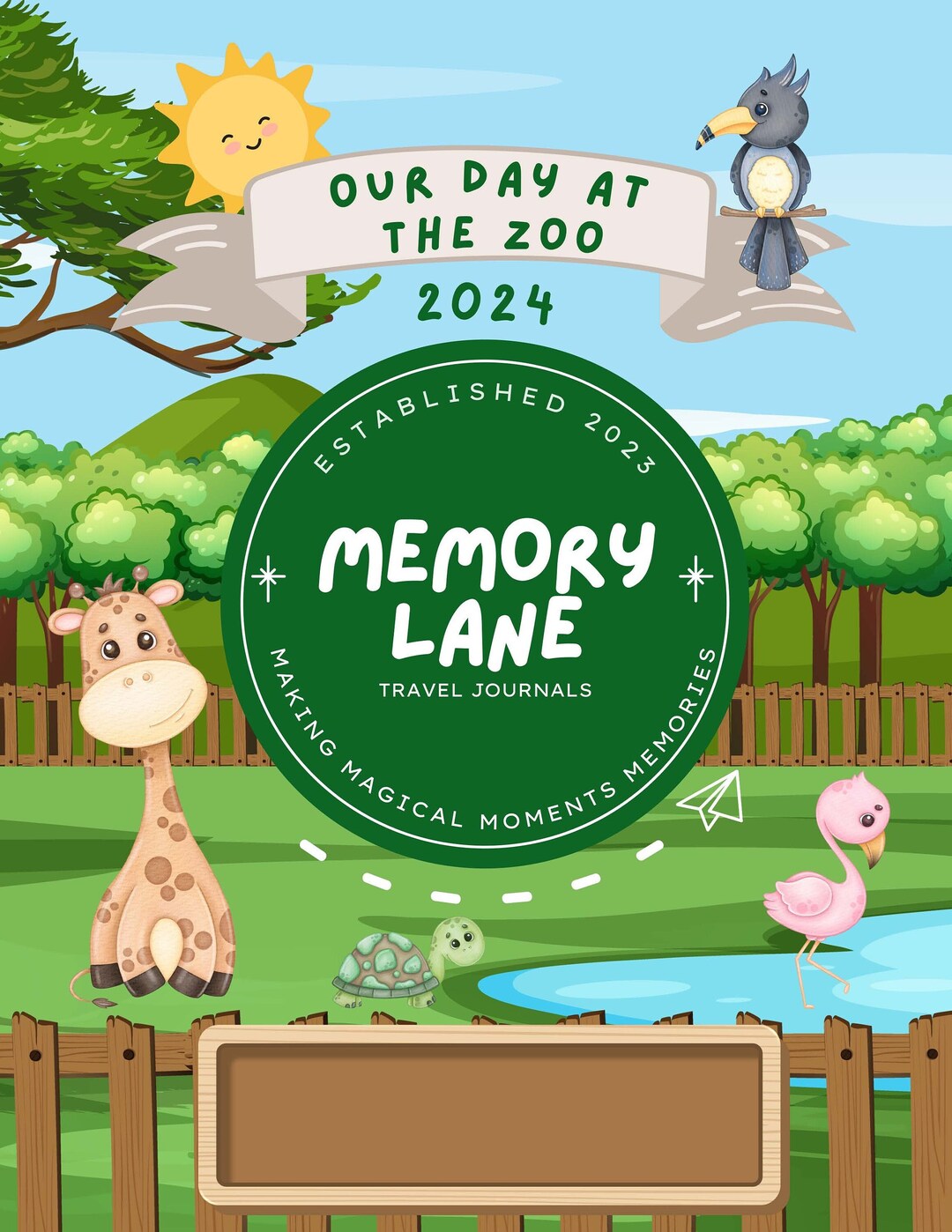 Memory Lane Travel Journals: Our Day at the Zoo! - Etsy
