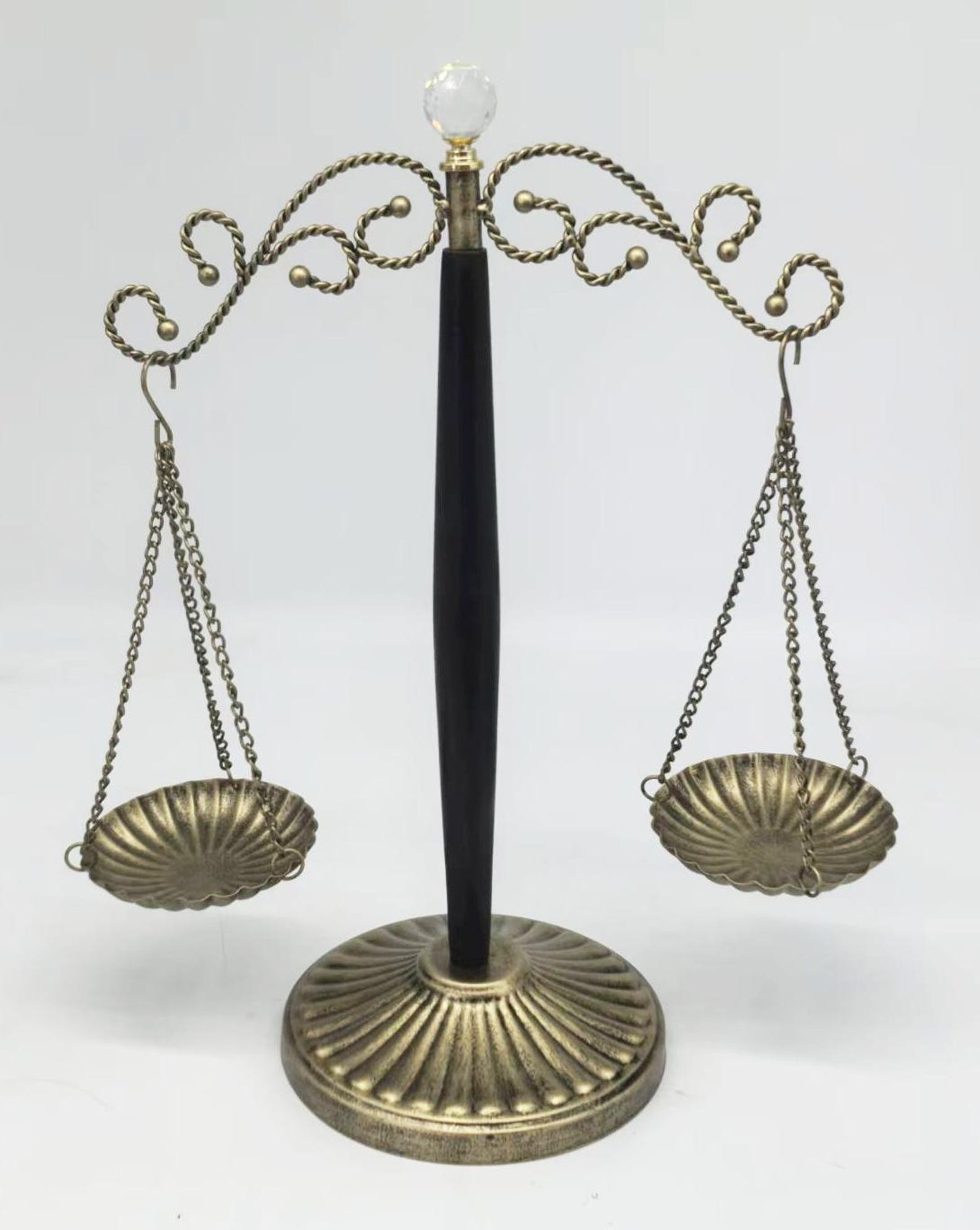 Vintage Libra Jewelry Tower: Bronze Balance Scale Sculpture - Etsy
