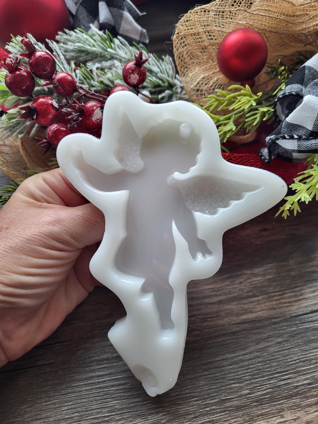 Christmas Angel Resin Mold – Silicone Ornament Mold for DIY - Etsy