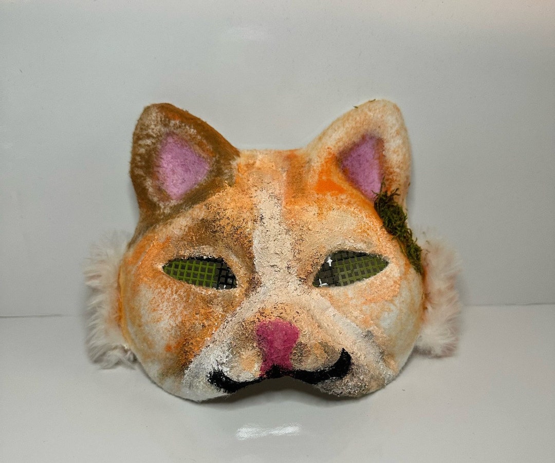 Orange Maine Coon Cat Fluffy Cat Mask - Etsy
