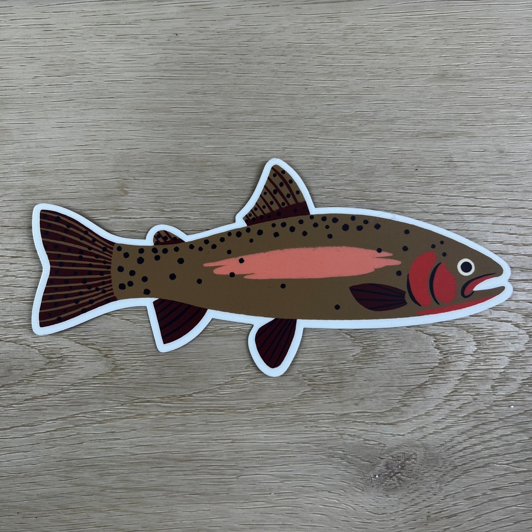 Bonneville Cutthroat Trout Sticker Decal 7 Inches - Etsy