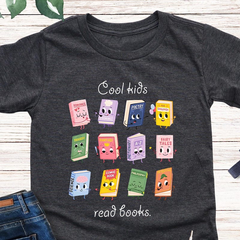 Cool Girls Read Books Shirt - Etsy