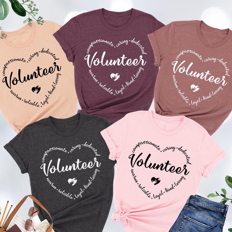 Volunteer Tshirt - Etsy