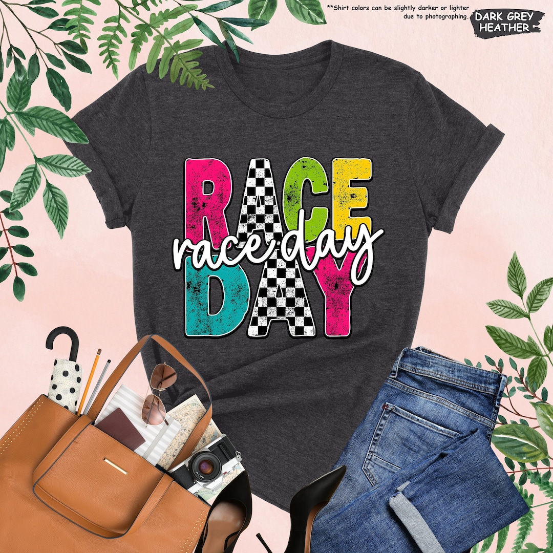 Race Day Shirt, Racing Shirt, Checkered Shirt, Racing Lover Shirt, Race ...