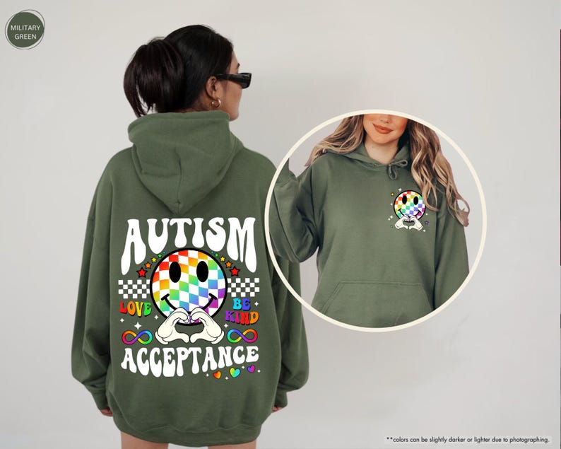 Autism Acceptance Sweatshirt, Autism Sweatshirt, Autism Month Gift ...