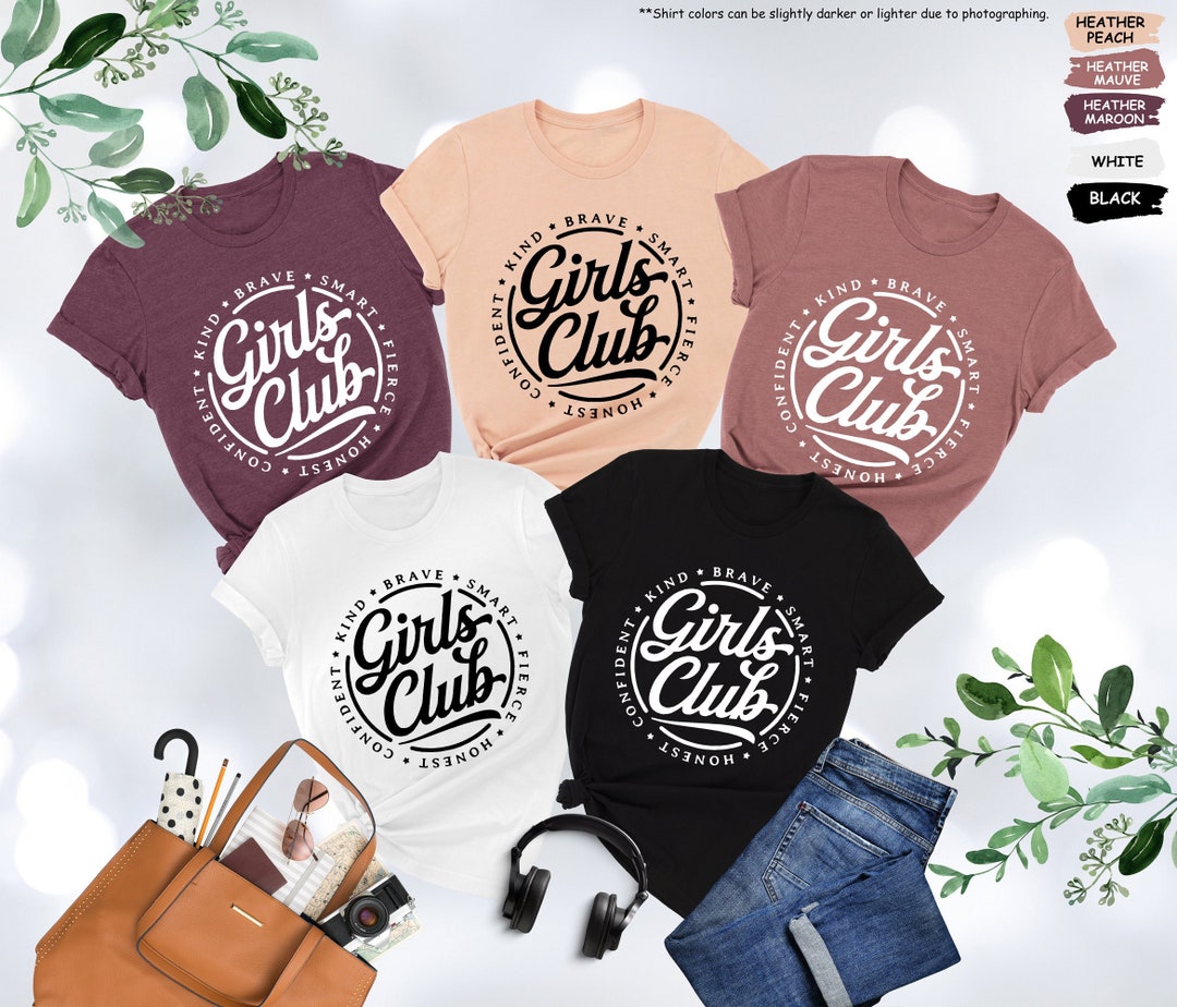 Girls Club Shirts, Girl Power Shirt, Girls Matching Shirt, Girl ...