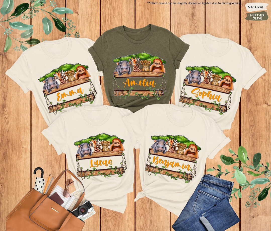 Custom Zoo Crew Shirt, Kids Zoo Trip Shirt, Family Matching Shirts ...