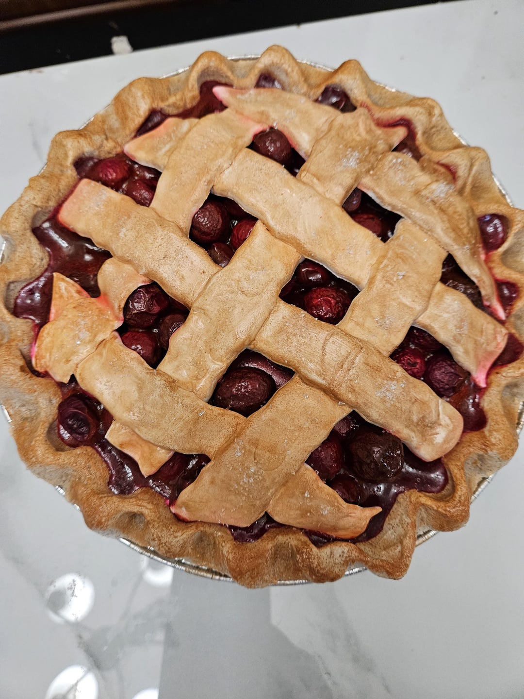Scented Fake Cherry Pie: 9-inch Home Staging Display Food - Etsy