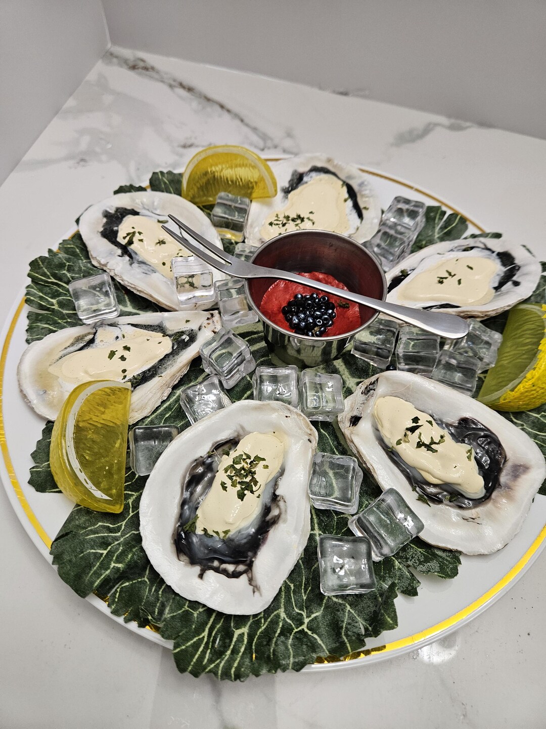 Fake Oysters on the Half-shell, Fake Seafood, Display Food, Home ...