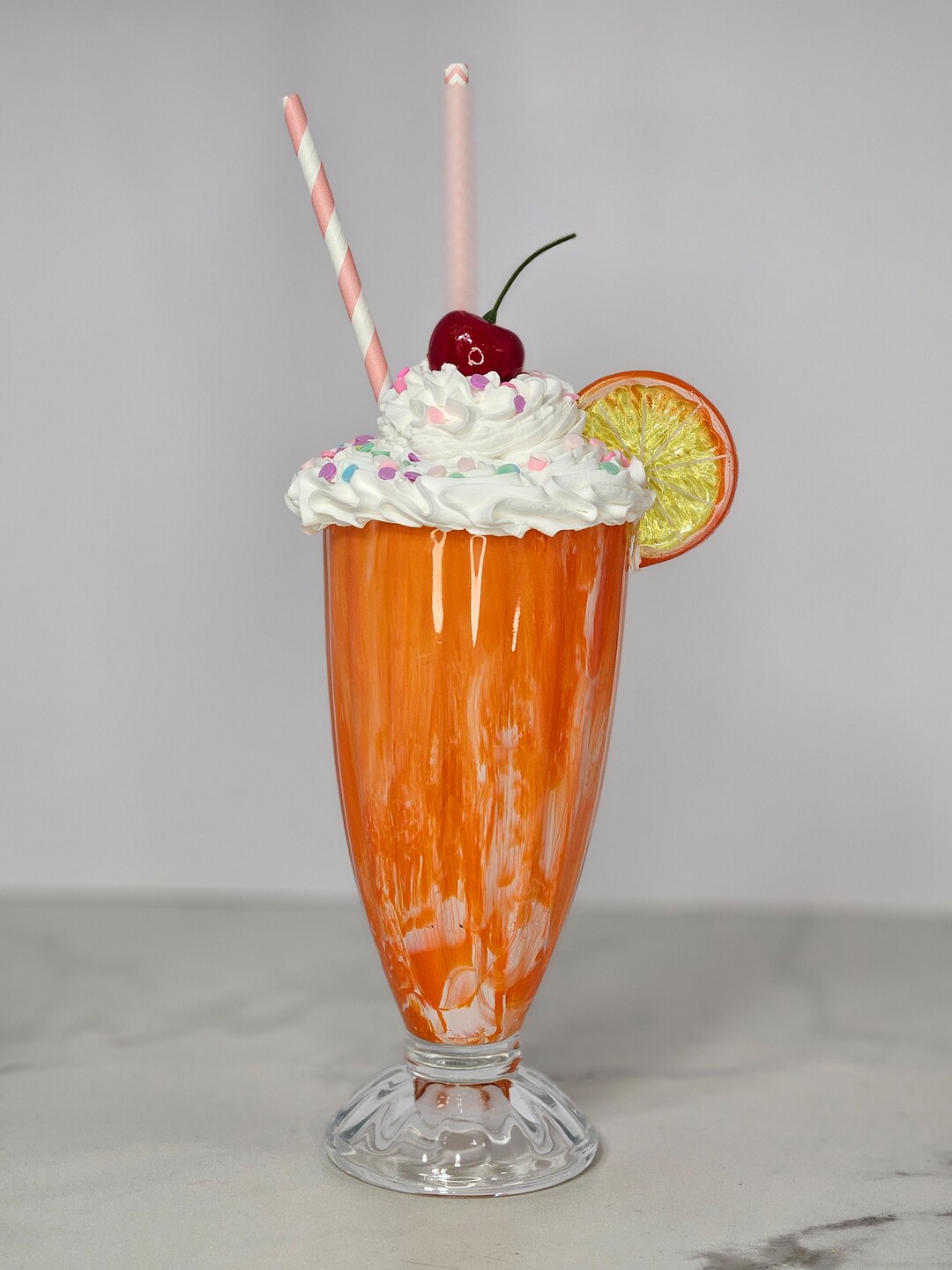 Orange Creamsicle Fake Bake, Summer Drinks, Faux Ice Cream Shake, Faux ...