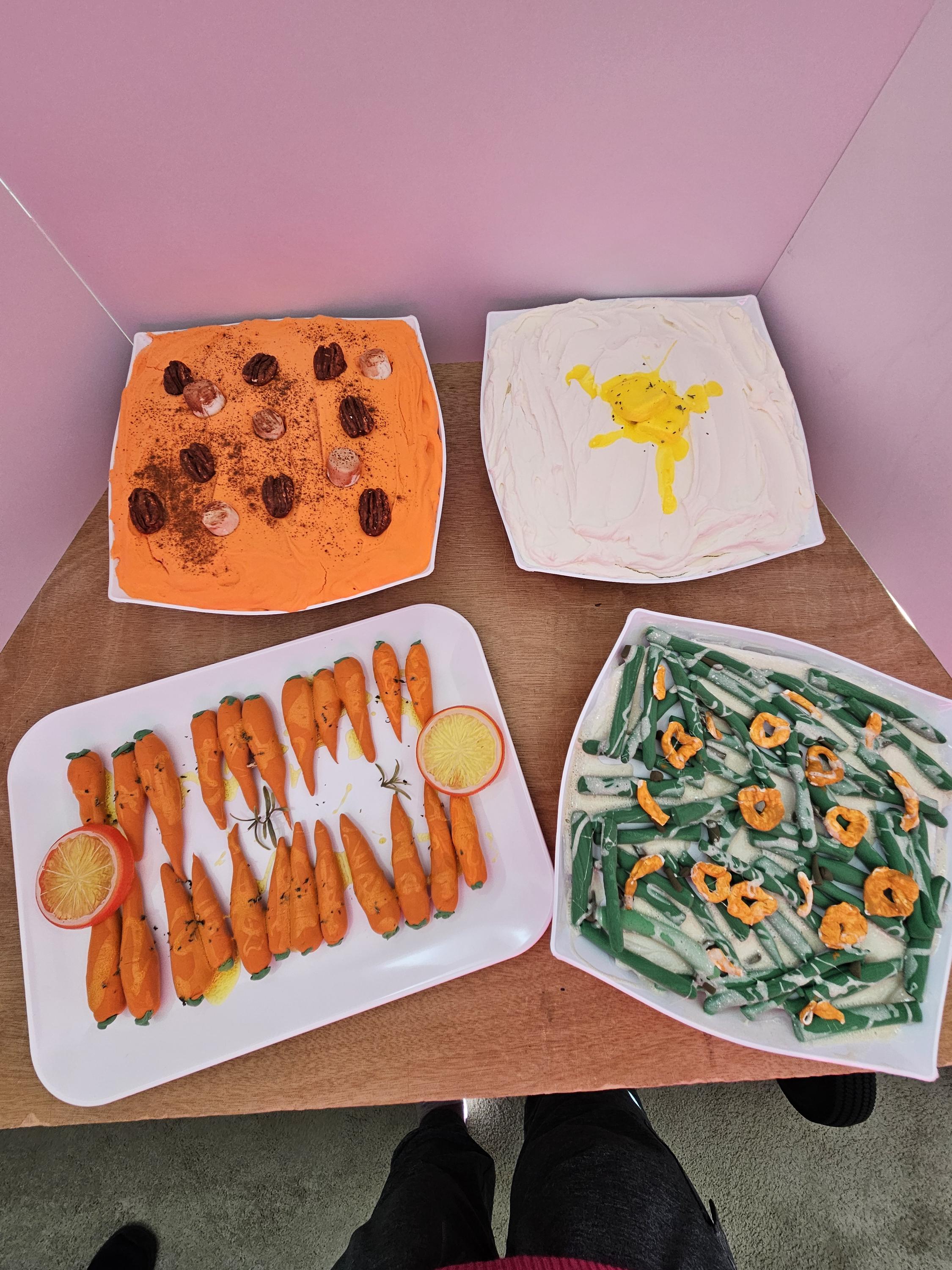 Fake Turkey Dinner With 4 Side Dishes: for Photography and Decor - Etsy
