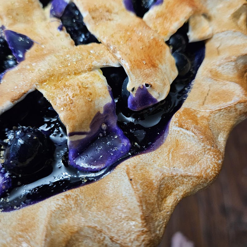 Fake Blueberries Pie - Etsy