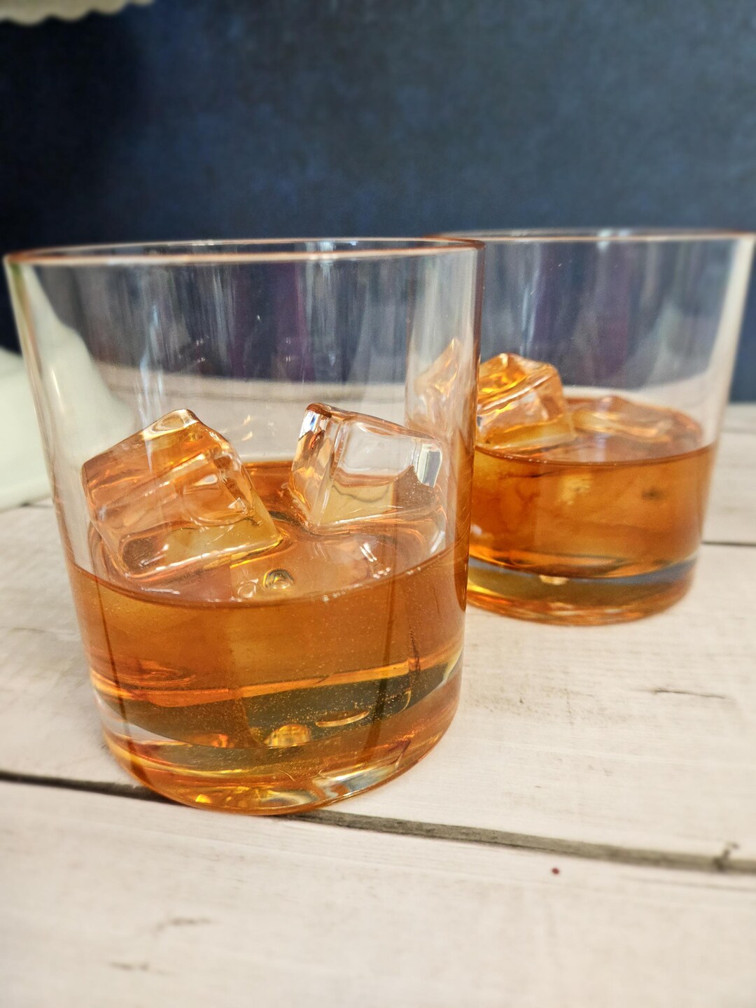 Fake Scotch on the Rocks: Resin Bar Decor, Prop Food - Etsy