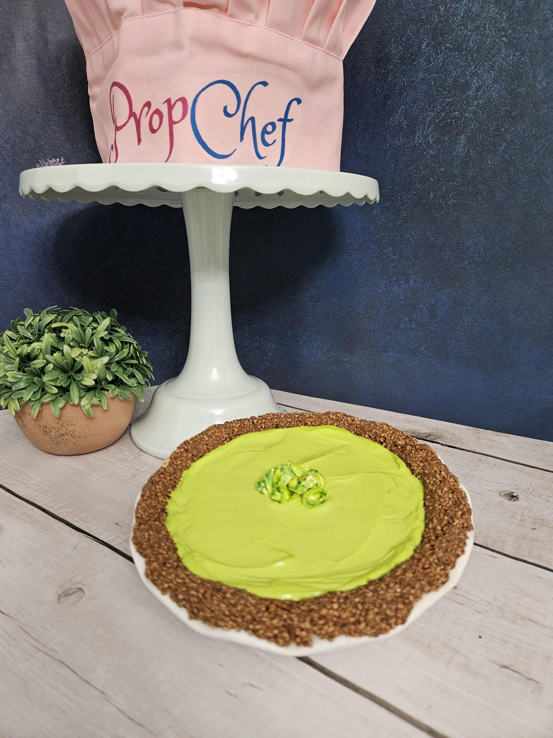 Fake Mini Key Lime Pie, Faux Pie, Display Food, Home Staging, Food ...