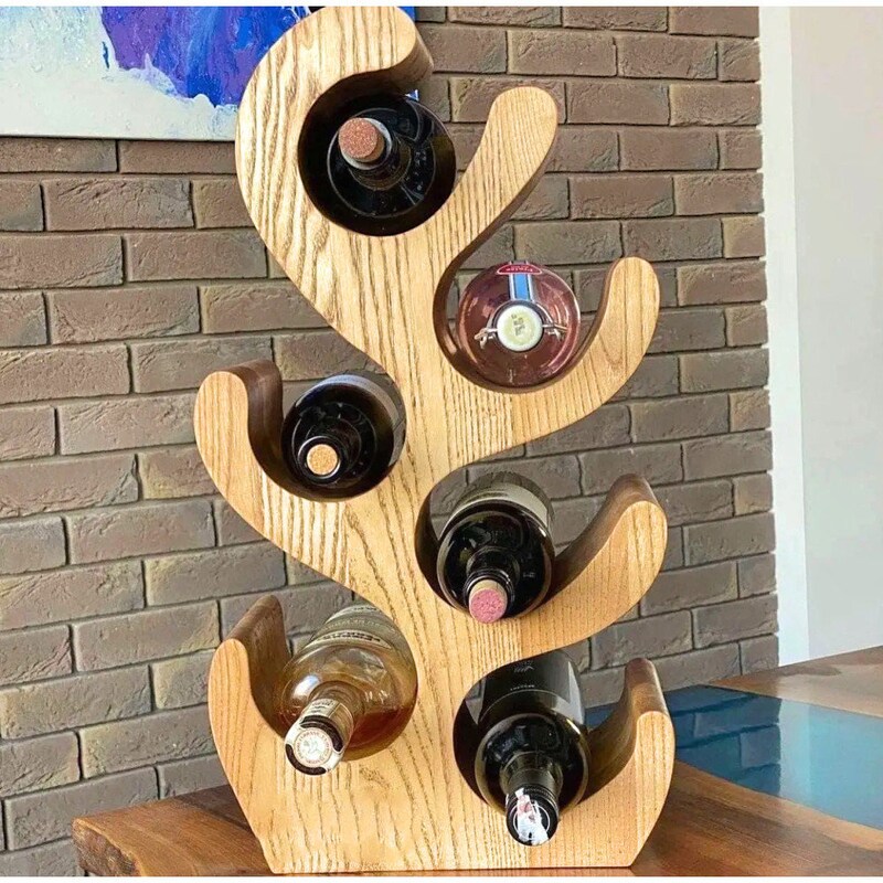 Corner Wine Rack - Etsy