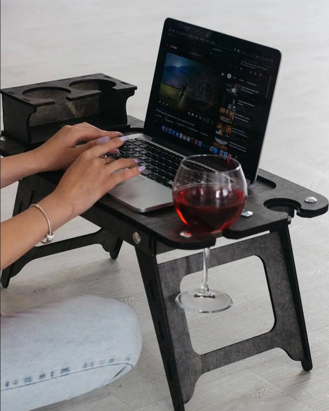 Lap Desk, Wood Lap Desk, Foldable Laptop Stand, Laptop Bed Tray ...