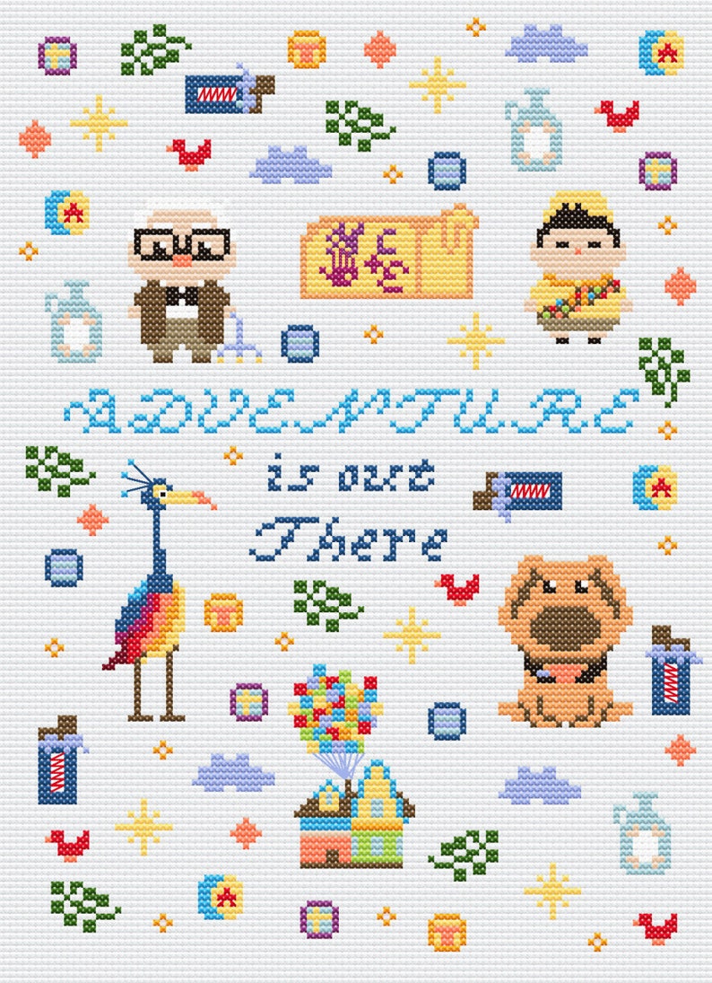 UP Cross Stitch Pattern - Etsy